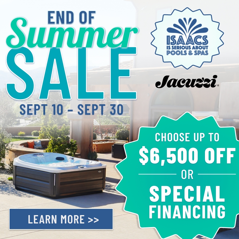 Specials on Hot Tubs & Swim Spas - Isaacs Pools and Spas